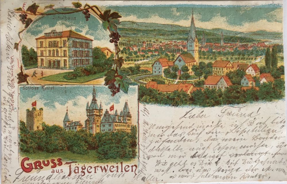 Gruss aus Tägerwilen, Litho, 1902 (Gebraucht) in Frauenfeld für CHF 34 – mit Lieferung auf ...