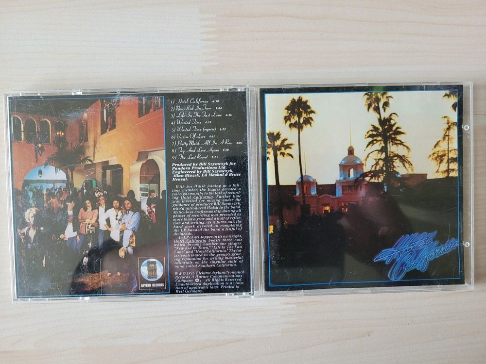 Eagles - Hotel California CD 1976 (Gebraucht) in Nebikon für CHF 1 ...