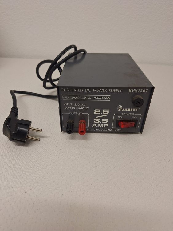 Samlex RPS 1202 Netzteil /Power Supply 13.8 V 2.5 Amp (Gebraucht) in ...