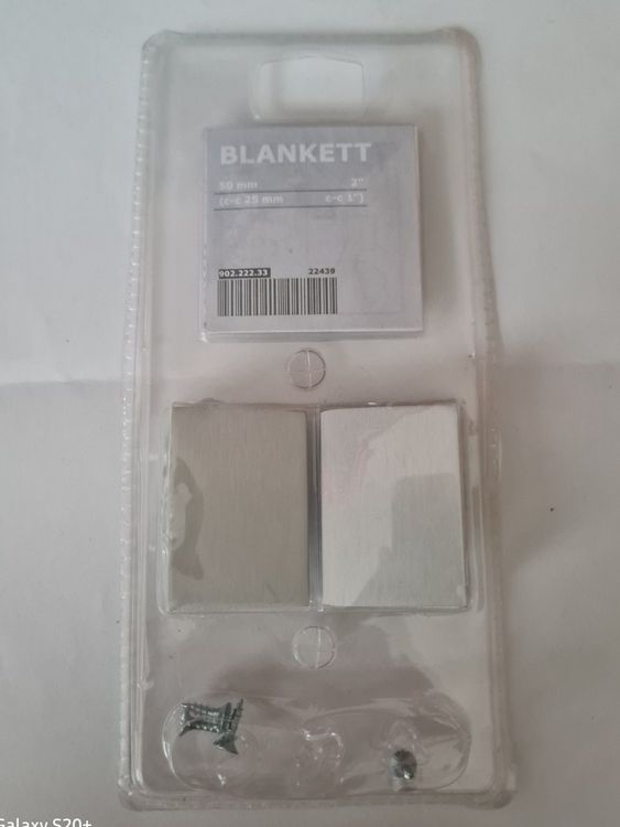 IKEA Blankett 2er-Set Aluminium Griffleiste 50mm verpackt (Neu und originalverpackt) in Zürich ...