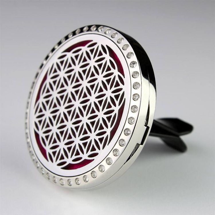 Diffusor - Blume des Lebens - Edelstahl Ø 3,8 cm mit Strass (Neu und originalverpackt) in Mauren ...