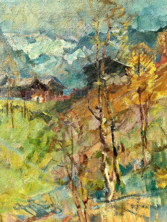 Armin Schwarzenbach (1914-2000) Grosses Gemälde | Kaufen auf Ricardo