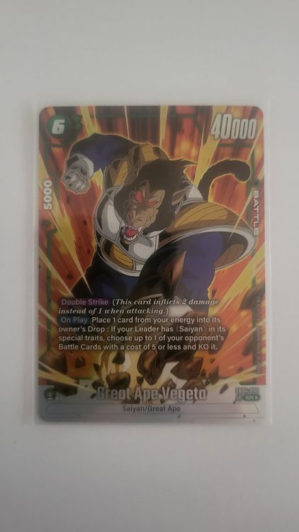 dragon ball fusion world FB04 SR alt Great Ape Vegeta 052 (Neu und originalverpackt) in Lausanne ...