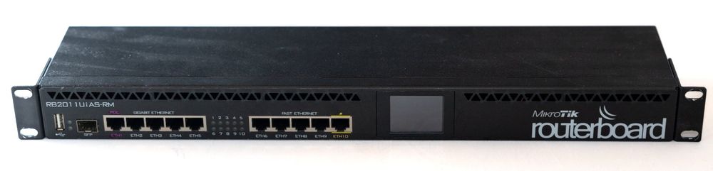 MikroTik Router RB2011UiAS-RM 10x Ethernet 1x SFP-Port (Gebraucht) in ...