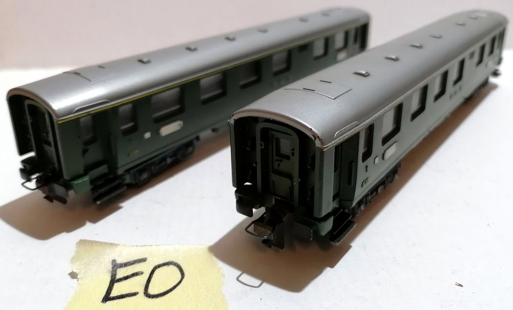 EO) Schnellzugwagen der "BLS", 2x, Trix Express | Acheter sur Ricardo