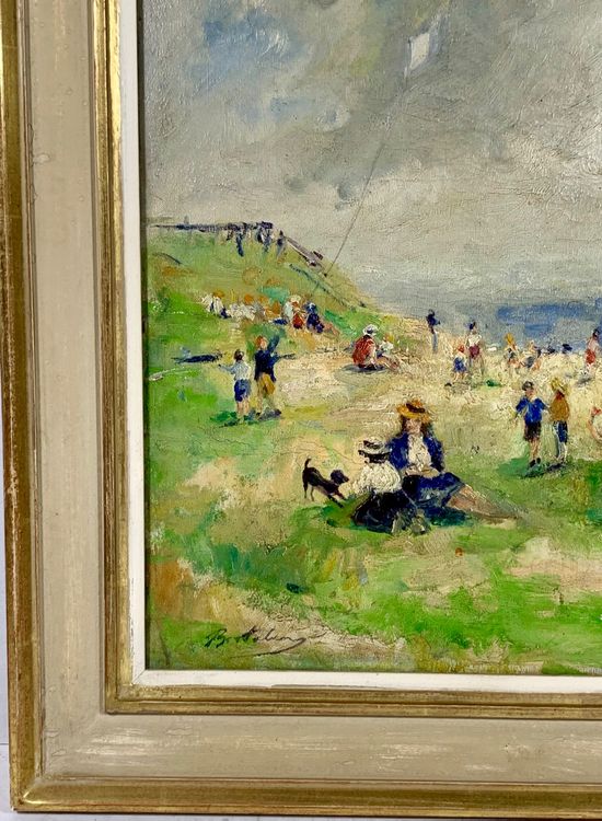 Albert Bertalan (1899-1957) Strandszene /Camping Gemälde (Gebraucht) in ...