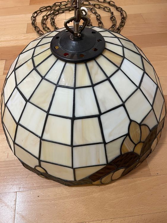 Tiffany Hängelampe 43 cm, Kette 3 m mit Stecker (Gebraucht) in Zürich ...