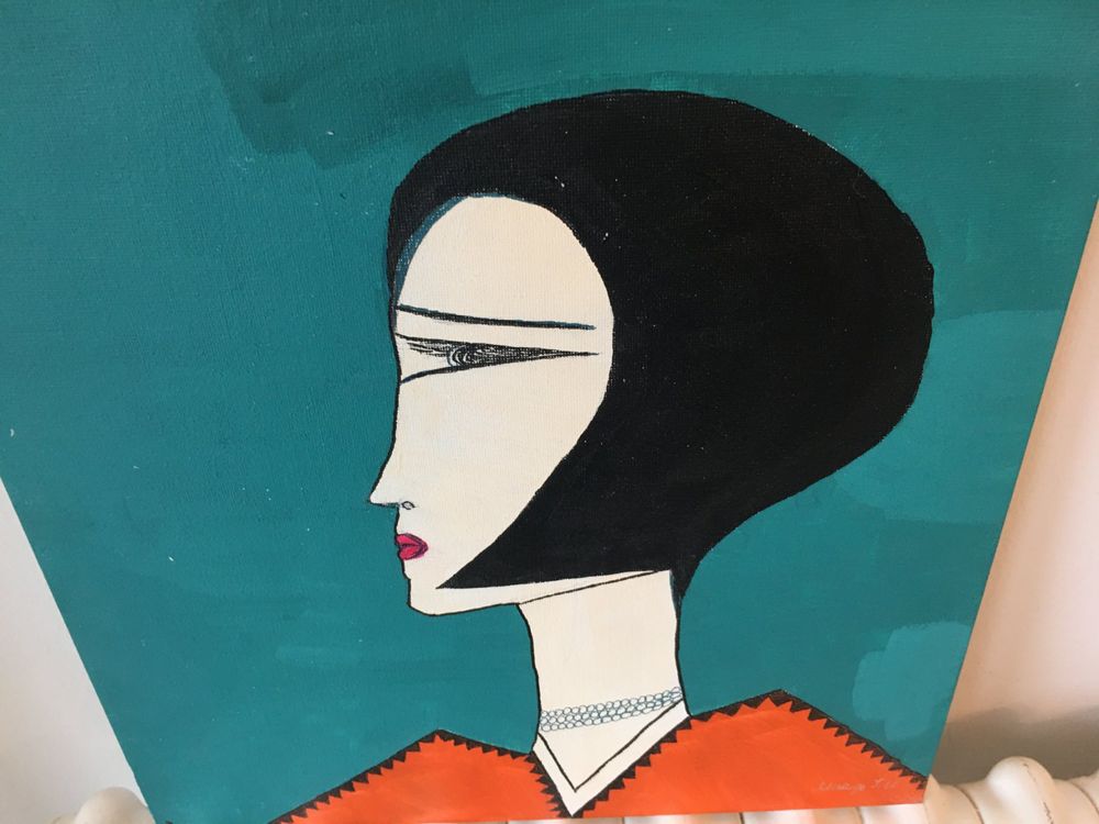 Moderne Junge Frau top Portret Bild (Gebraucht) in Zürich für CHF 5 ...