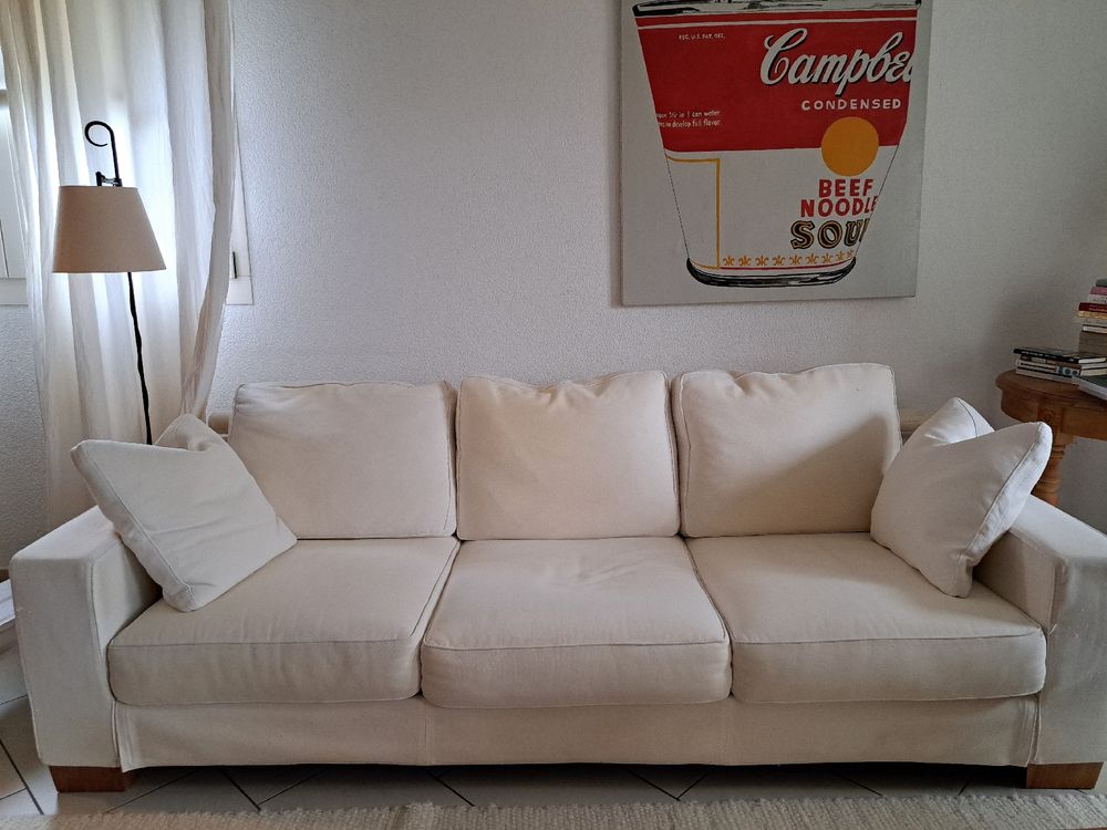 Flexform 3-er Sofa, weiss | Kaufen auf Ricardo
