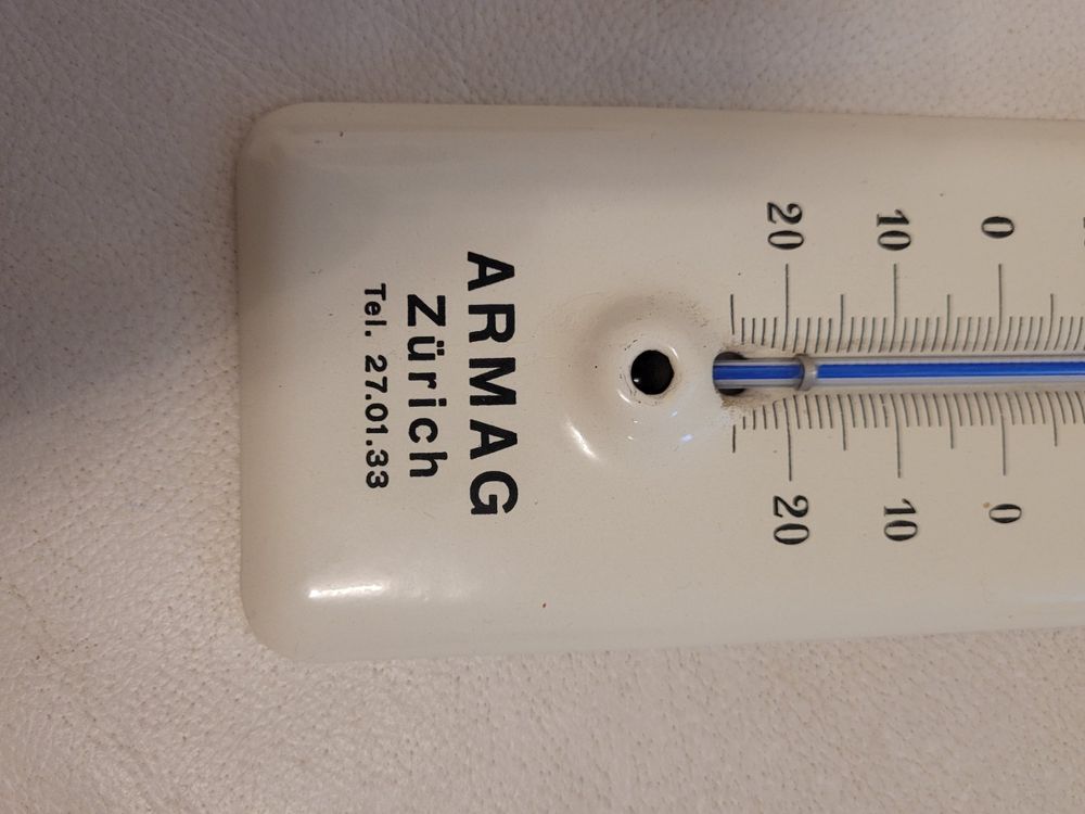 Werbe Termometer Armag Zürich | Kaufen auf Ricardo