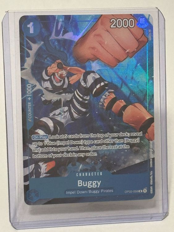 Buggy OP02-058 V.2 – One Piece TCG – NM (Gebraucht) in Oberentfelden ...