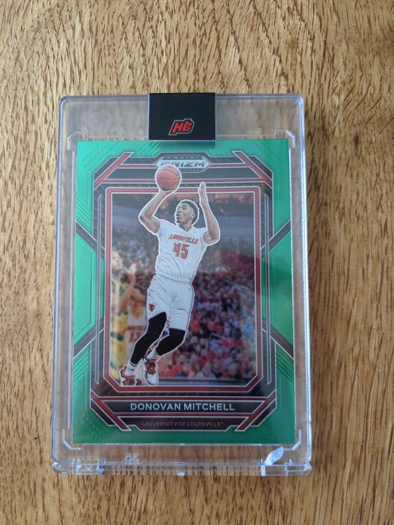 2024 Panini Prizm Louisville Donovan Mitchell Green Karte (Neu (gemäss ...