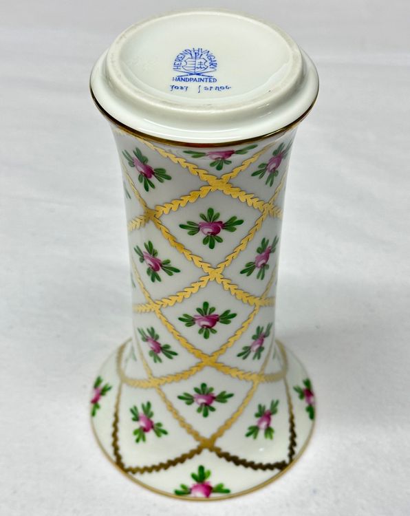 Wunderschöne Herend Porzellan Dekor "Sevres Rose" Vase (Neu (gemäss ...