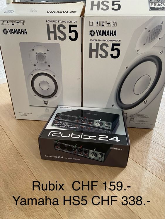 RUBIX 24 Audioconverter und Yamaha Studio Monitor (Gebraucht) in für CHF 200 – nur Abholung auf ...