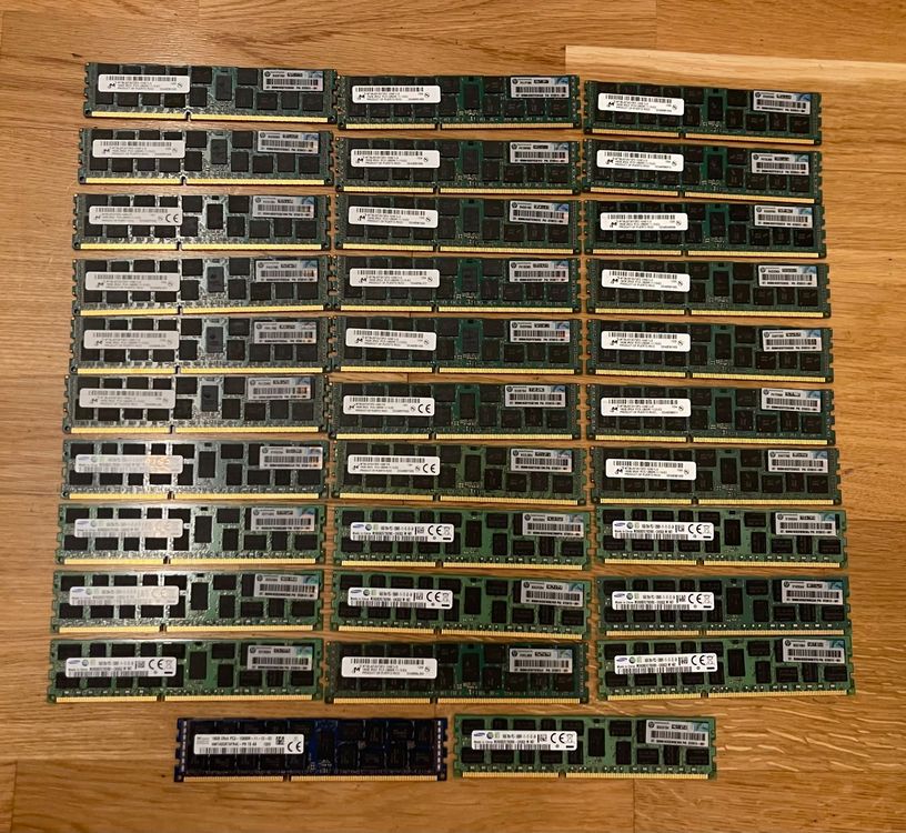 HP HPE 512GB RAM (32x 16GB 2Rx4 PC3 12800R RAM) | Kaufen auf Ricardo