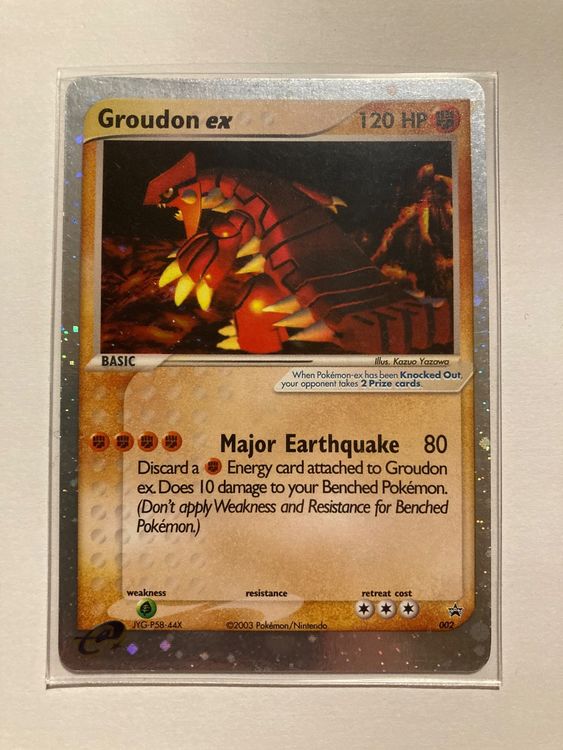 Pokémon Groudon ex promo black star 002 2003 (Gebraucht) in Genève für ...