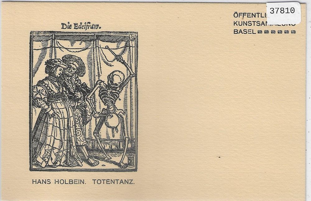 Basel - Hans Holbein - Totentanz - Die Edelfrauw (Gebraucht) in ...