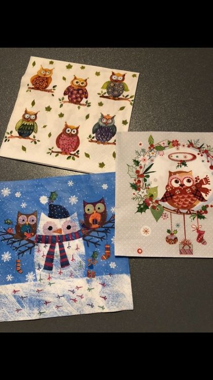 Restposten Servietten Eule 1 (Neu und originalverpackt) in Rupperswil für CHF 2 – mit Lieferung ...