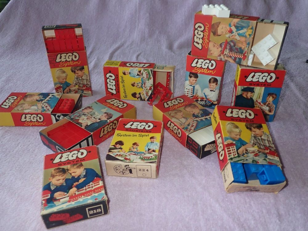 11 schöne alte LEGO Originalkartons (Gebraucht) in Geroldswil für CHF ...