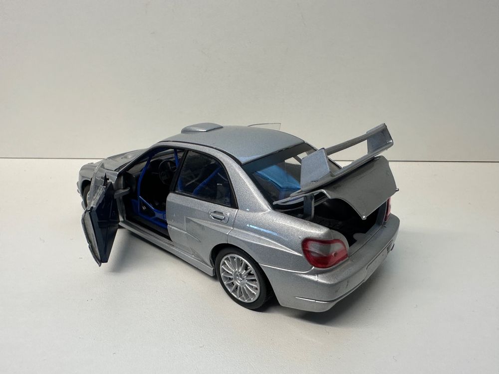 Subaru Impreza WRX STi (Bugeye) 1:24, silbrig,WRC Ausführung | Kaufen auf Ricardo