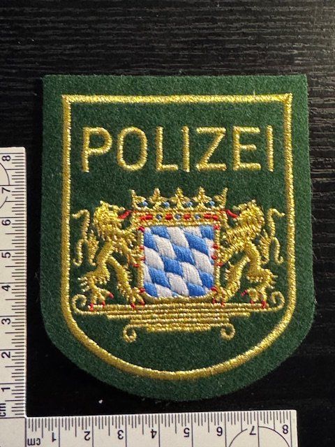 1 Polizeiabzeichen Landespolizei Bayern-Goldstickung | Kaufen auf Ricardo
