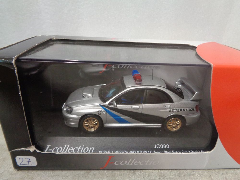 JCollection 1:43 Subaru Impreza WRX STI Police (Neu und ...