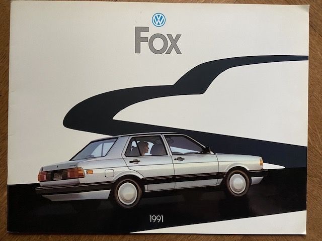 VOLKSWAGEN VW FOX USA Prospekt MY 1991 prestige brochure (Gebraucht) in ...