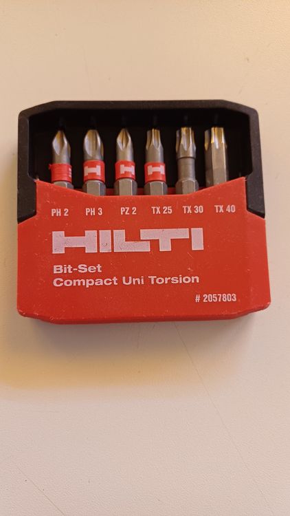 HILTI Bit-Set Compact neuwertig (Neu (gemäss Beschreibung)) in für CHF ...