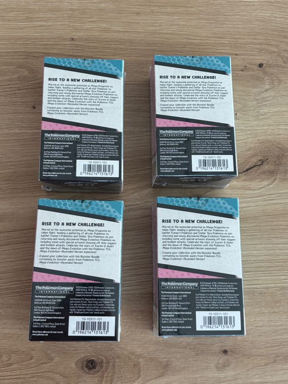 4x Ascended Heroes Booster Bundle 🇺🇸 Sealed (Neu und originalverpackt ...