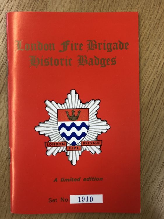 Historic Badges London Fire Brigade | Kaufen auf Ricardo
