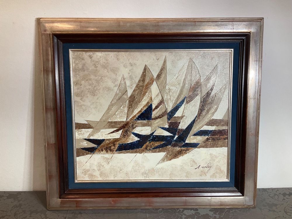 Alan MALEY (1931-1995) Tableau peinture sur toile signée | Kaufen auf ...