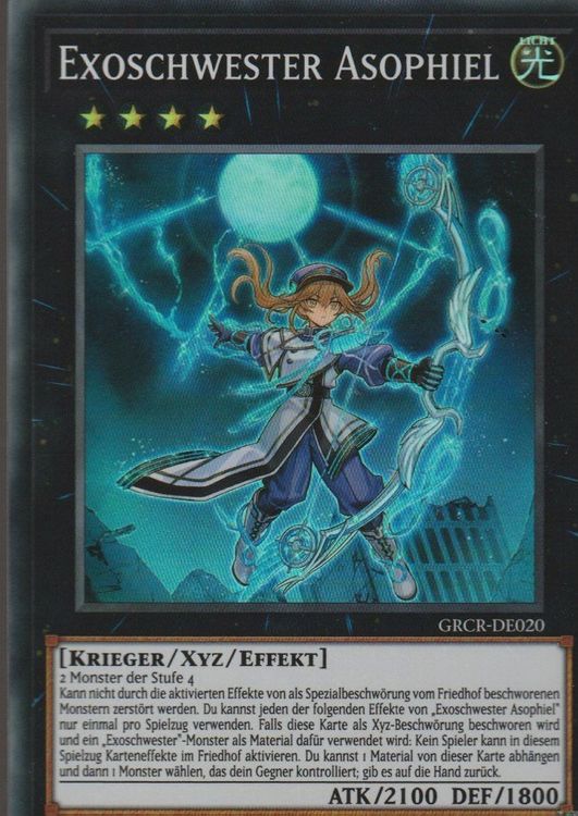 TCG YU-GI-OH! GRAND CREATORS GRCR DE 020 Exoschwester Asophi (Neu (gemäss Beschreibung)) in ...