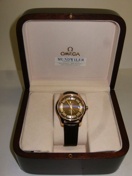 Omega De Ville Hour Vision Roségold in Box inkl. Zertifikat | Kaufen ...