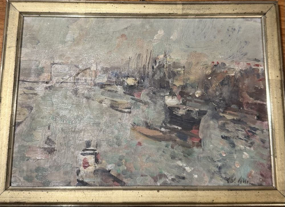 Walter Emil MÜLLER 1896-1983 Seltene Hafenszene (Gebraucht) in Lausanne ...