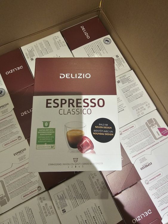 20 Packungen Delizio Kapseln Espresso Classico (Neu und ...