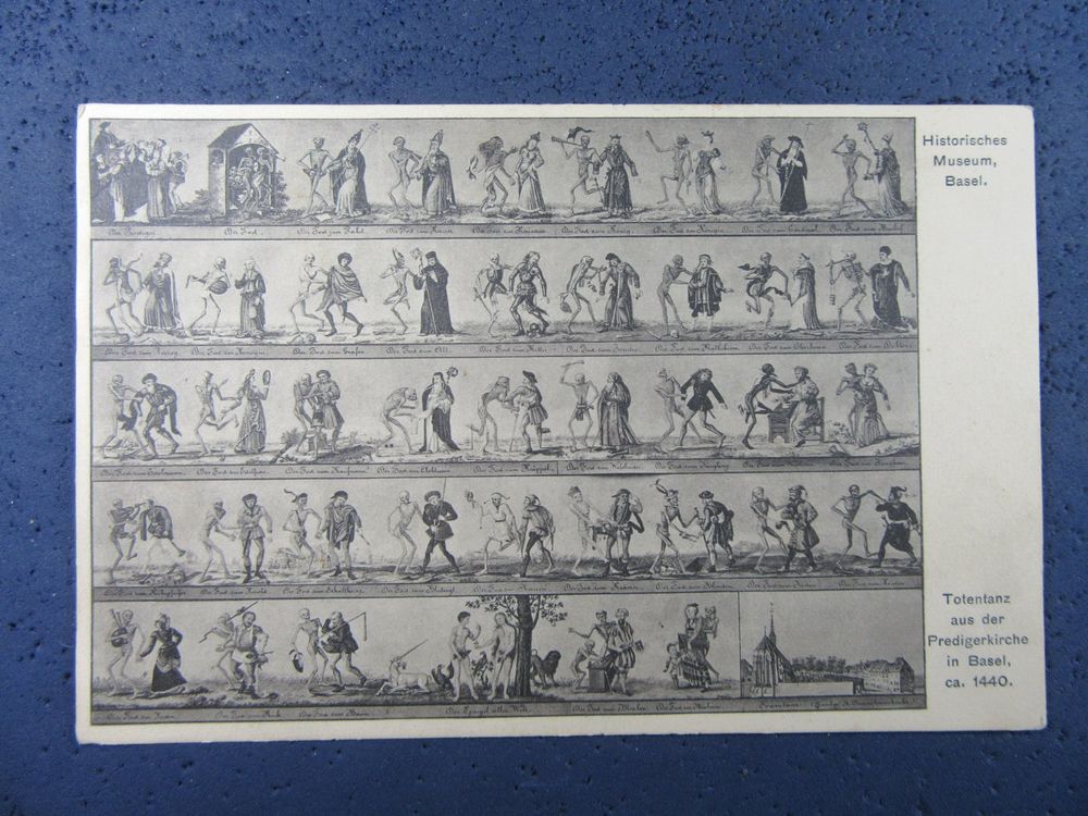 BASEL HISTO-MUSEUM TOTENTANZ AUS PREDIGERKIRCHE CA.1440 | Kaufen auf ...