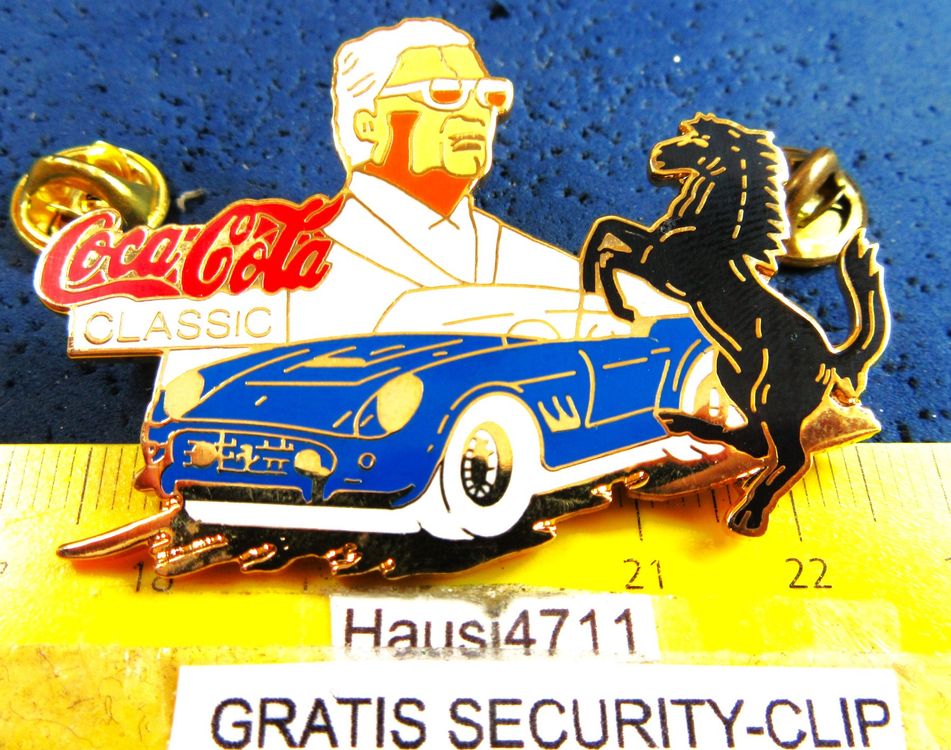 ENZO FERRARI SPORT-CAR COCA-COLA CLASSIC 2NÄGEL-PIN ENAMEL (Gebraucht ...
