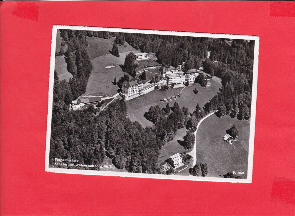 Flugaufnahme Sanatorium Walenstadtberg (Gebraucht) in St. Peterzell für CHF 2 – mit Lieferung ...