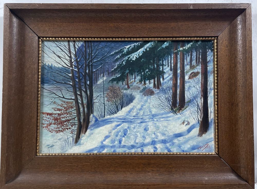 Antikes Top Winterlandschaft Gemälde Signiert (Gebraucht) in Root für CHF 99 – nur Abholung auf ...