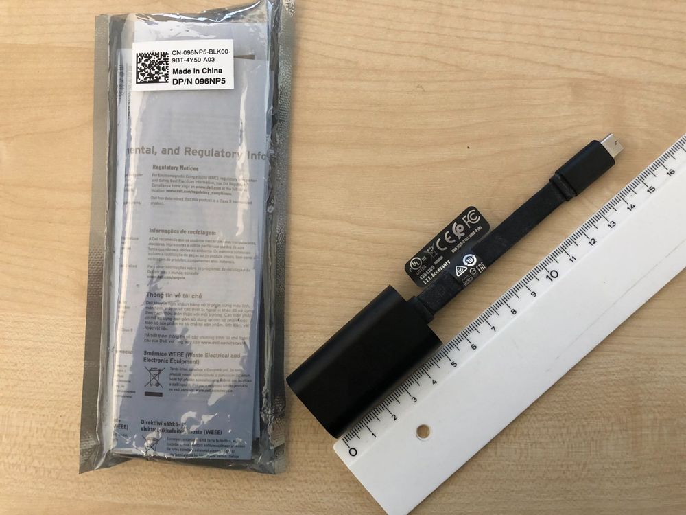 Dell Adapter- USB-C an Ethernet (96NP5) (Neu (gemäss Beschreibung)) in ...