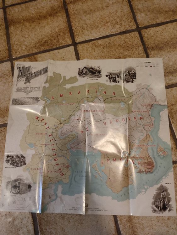 Red Dead Redemption 2 Collector's Map | Kaufen auf Ricardo