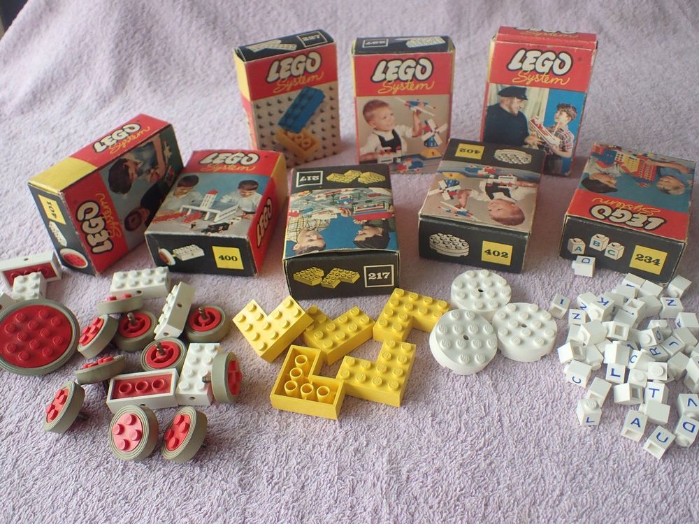 8 schöne alte LEGO System Originalkarton | Kaufen auf Ricardo