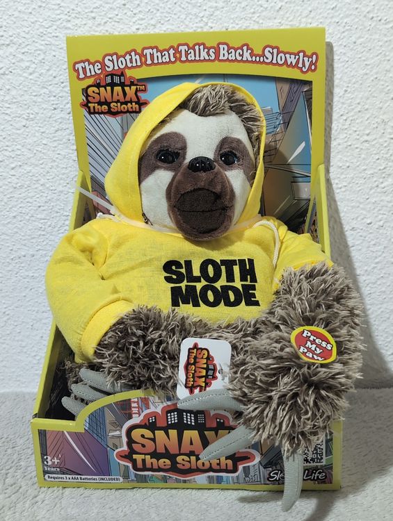 Mega süsses sprechendes Faultier Snax, Neu & OVP! (Neu und ...