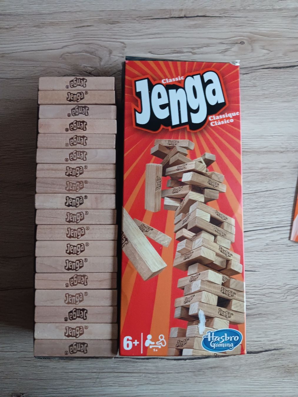 Jenga Classique, jeu de société en bois - comme neuf! (Neuf (Voir ...