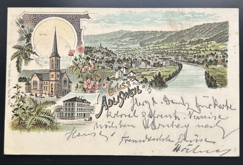 Gruss aus Adliswil Litho (Gebraucht) in Horw für CHF 38 – mit Lieferung auf Ricardo kaufen