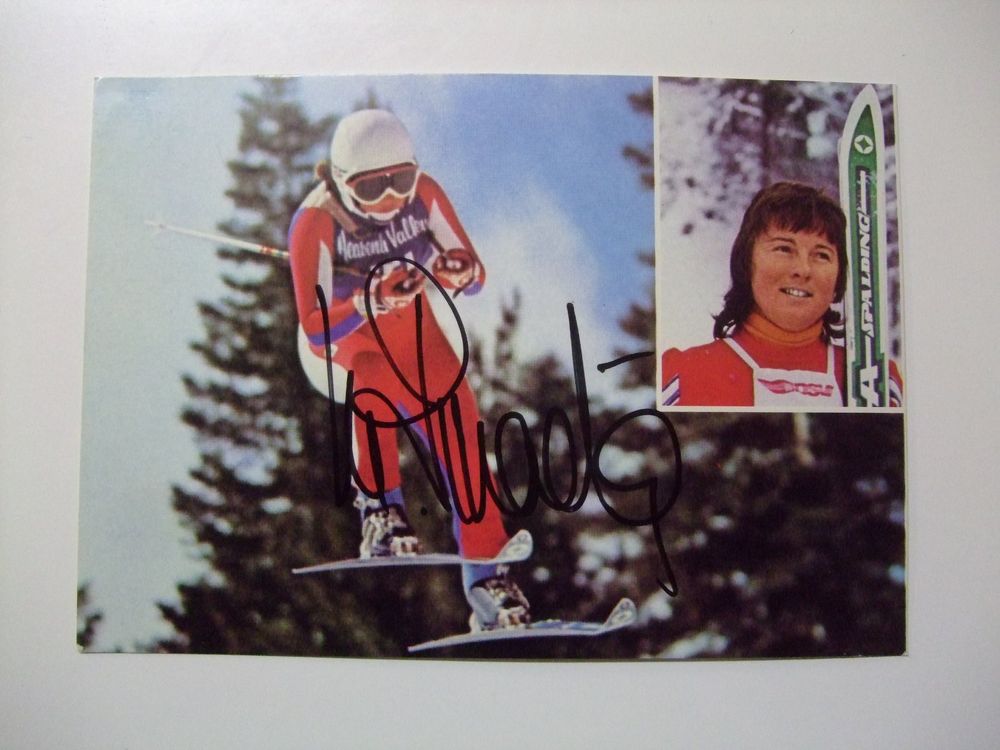 MARIA-THERES NADIG (CH) SKISTAR HANDSIGNIERT TOP AK (Gebraucht) in Schachen b. Reute für CHF 16 ...