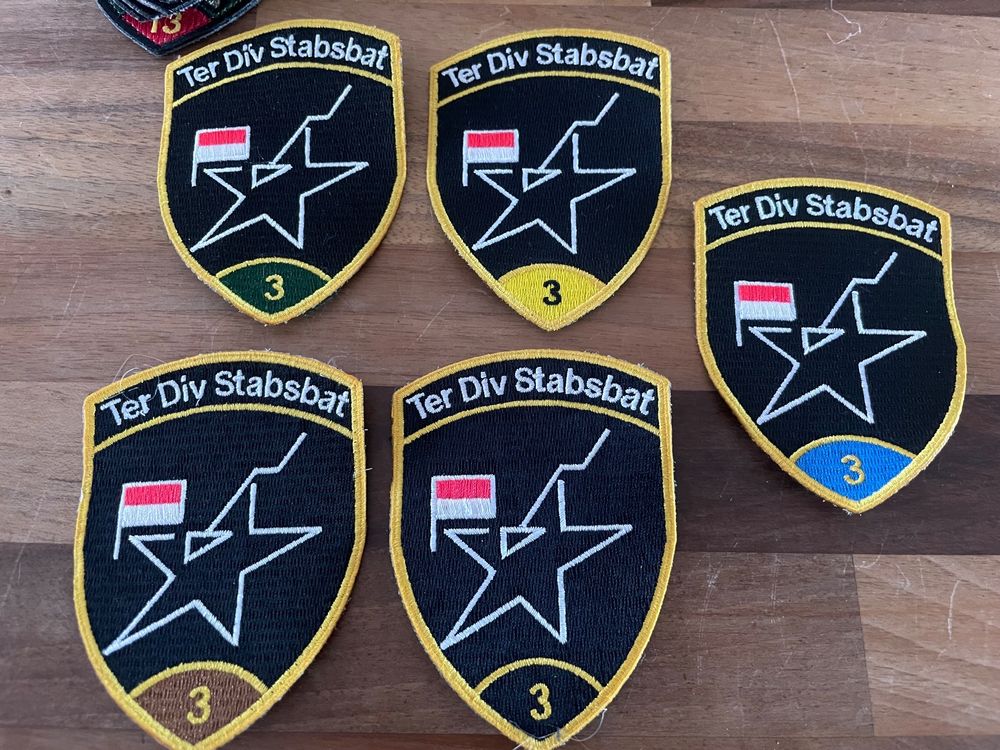 WEA Badge Ter Div Stabsbat 3 . 5 stk | Kaufen auf Ricardo