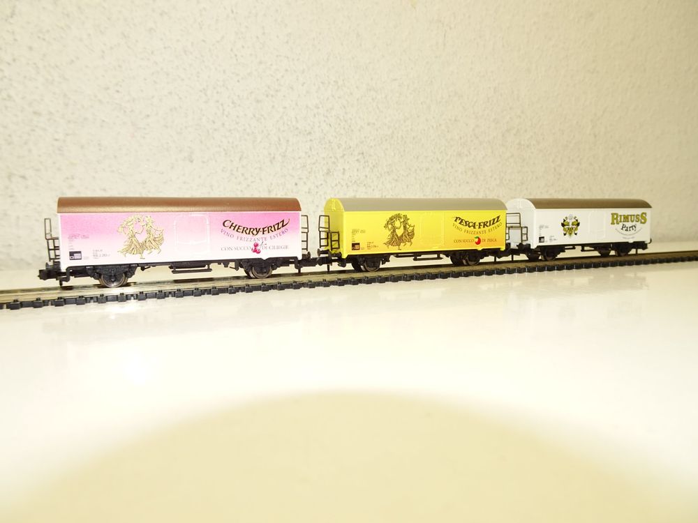 3 Arnold Güterwagen DB Pesca Cherry Frizz Rimuss Spur N | Kaufen auf ...