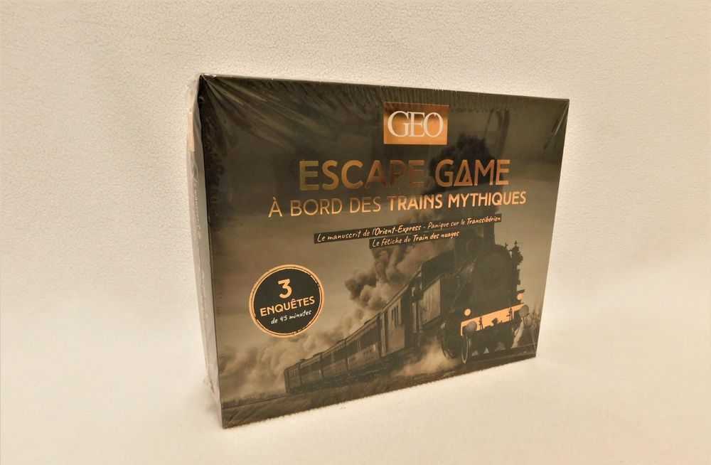 Kartenspiel Escape Game "À Bord des Trains Mythiques von GEO | Kaufen ...