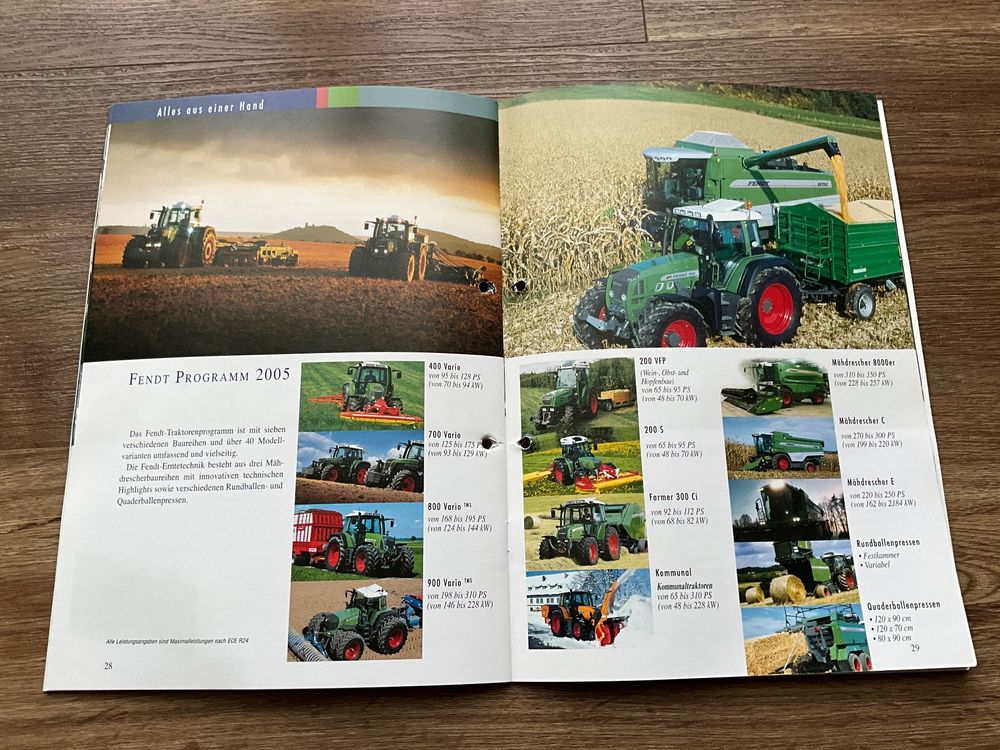 Traktor Prospekt Buch Fendt Traktoren (Gebraucht) in für CHF 25 – mit ...